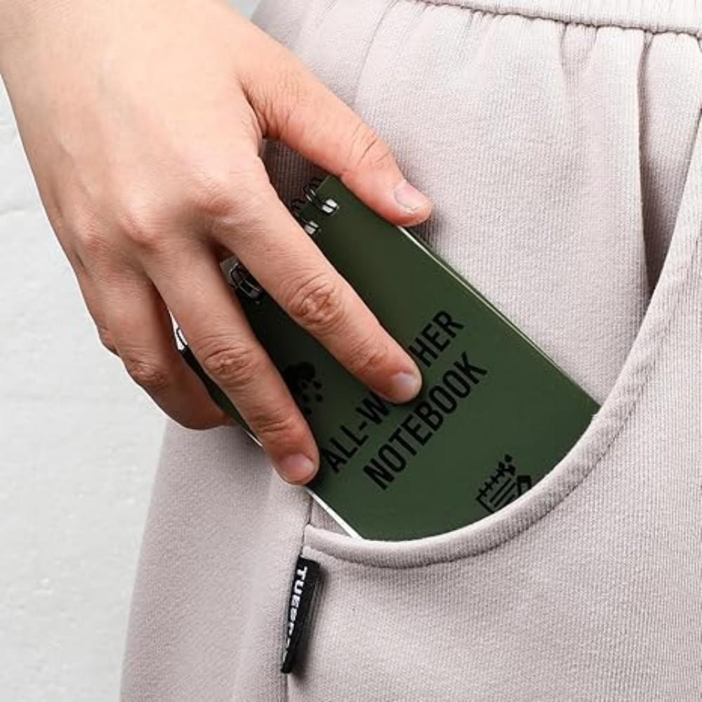 Waterproof Notebook, 3 x 5 Pocket Notepad, All Weather Small Pocket ...