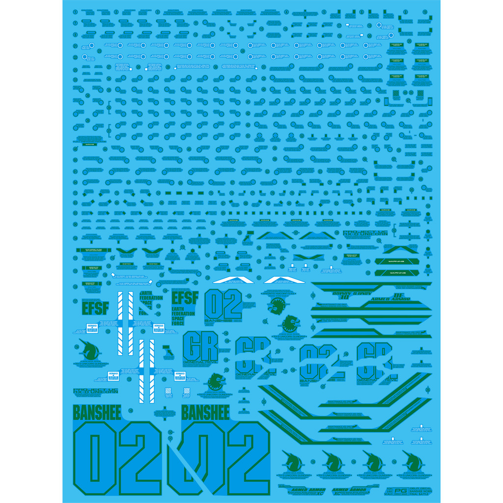 Delpi Decal PG Banshee Final Battle Version Green Holographic ...