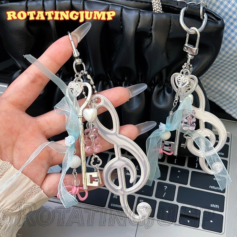 Creative Musical Note Keychain - for Women Men Handbag Backpack Pendant ...