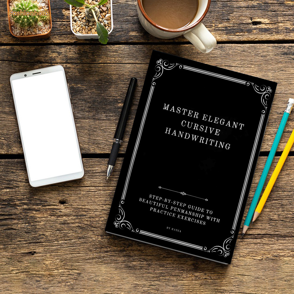 Master Elegant Cursive Workbook Cursive Writing Practice Paper Books ...