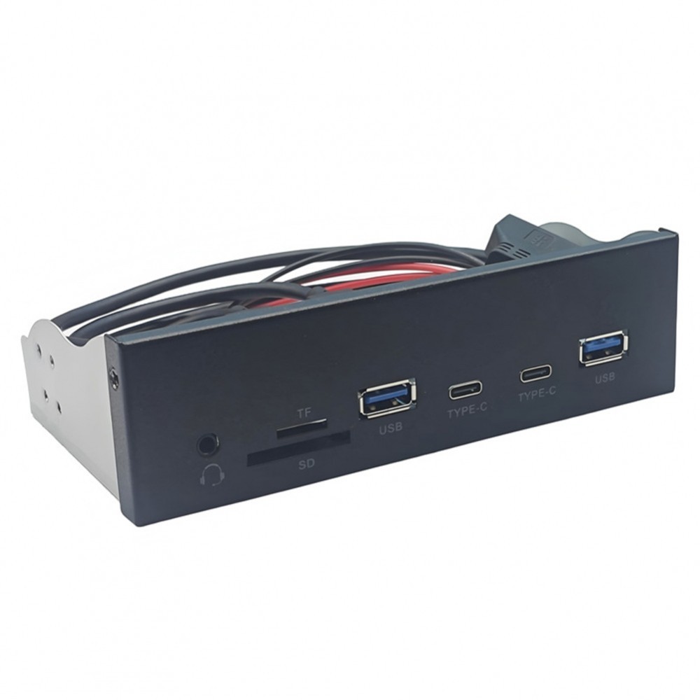 USB 3.2 Gen1 Front Panel: 5Gbits Type-C, USB A, Audio & Card Reader ...