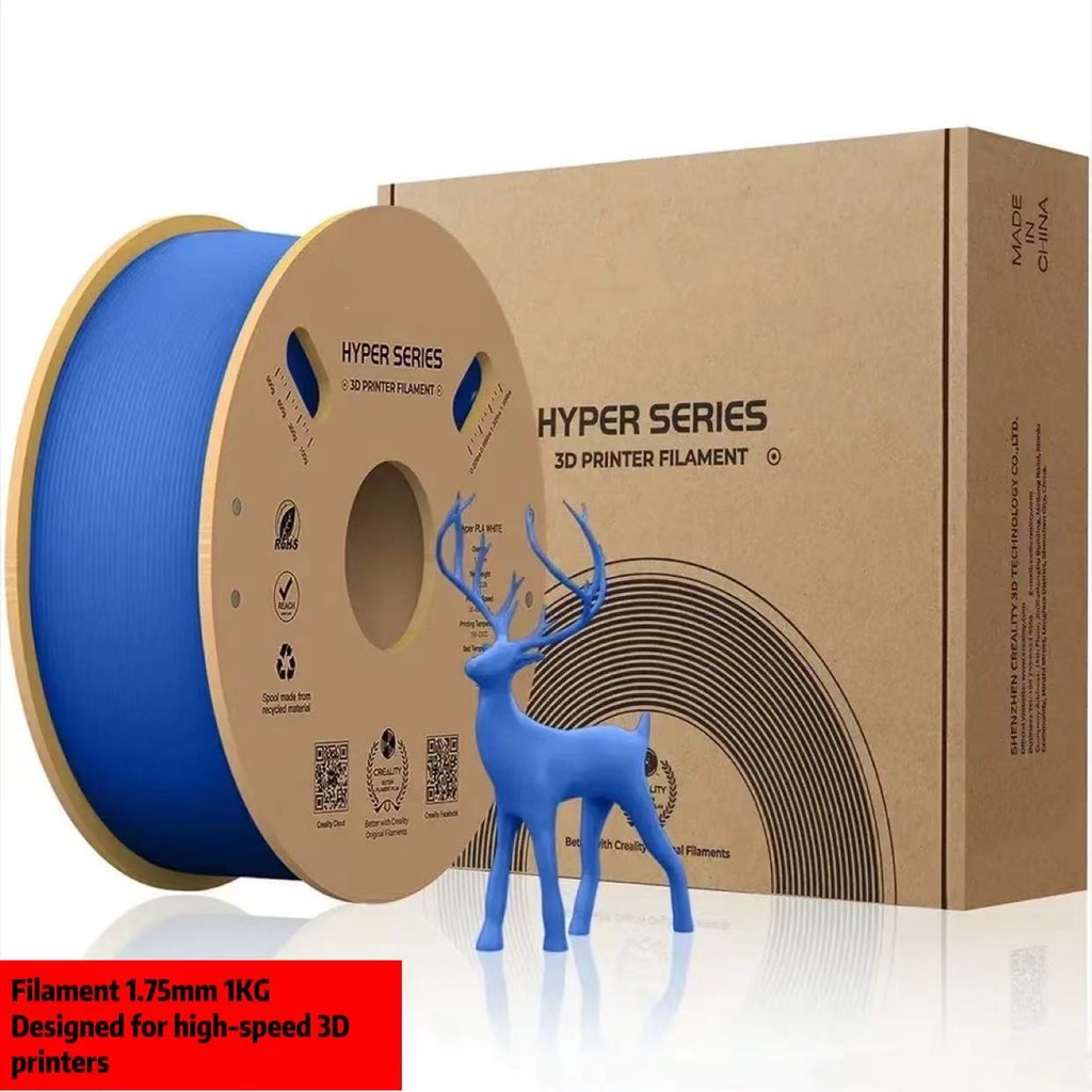 Creality Hyper Series PLA Filament 1KG High Precision Faster Cooling ...
