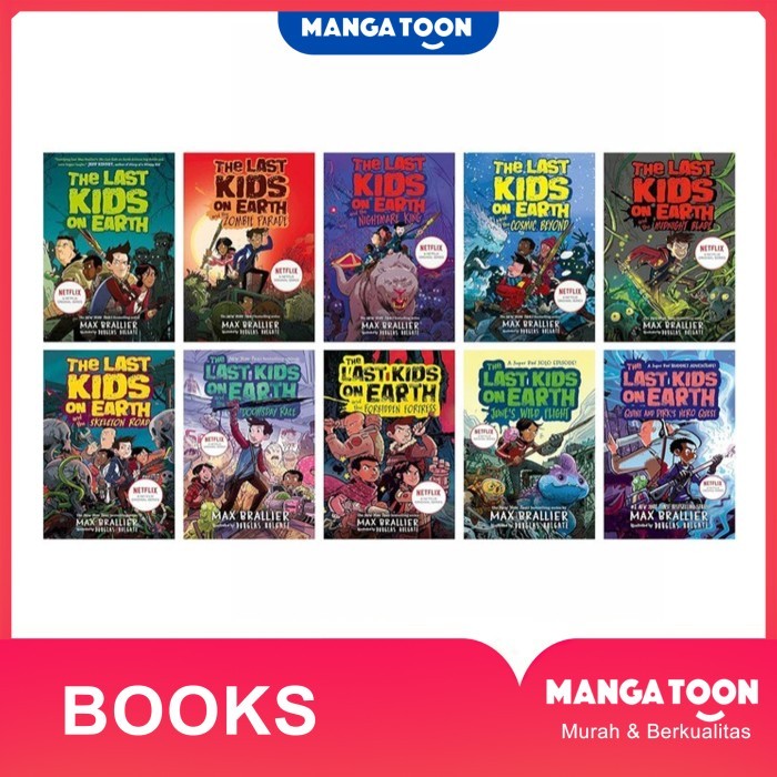 The Last Kids on Earth, (10 book series english) by Max Brallier ...