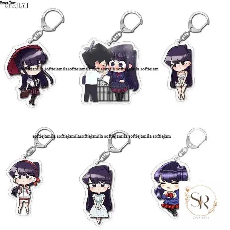Cute Anime Keychain Komi san WA komyushou desu for Women Komi Shoko ...