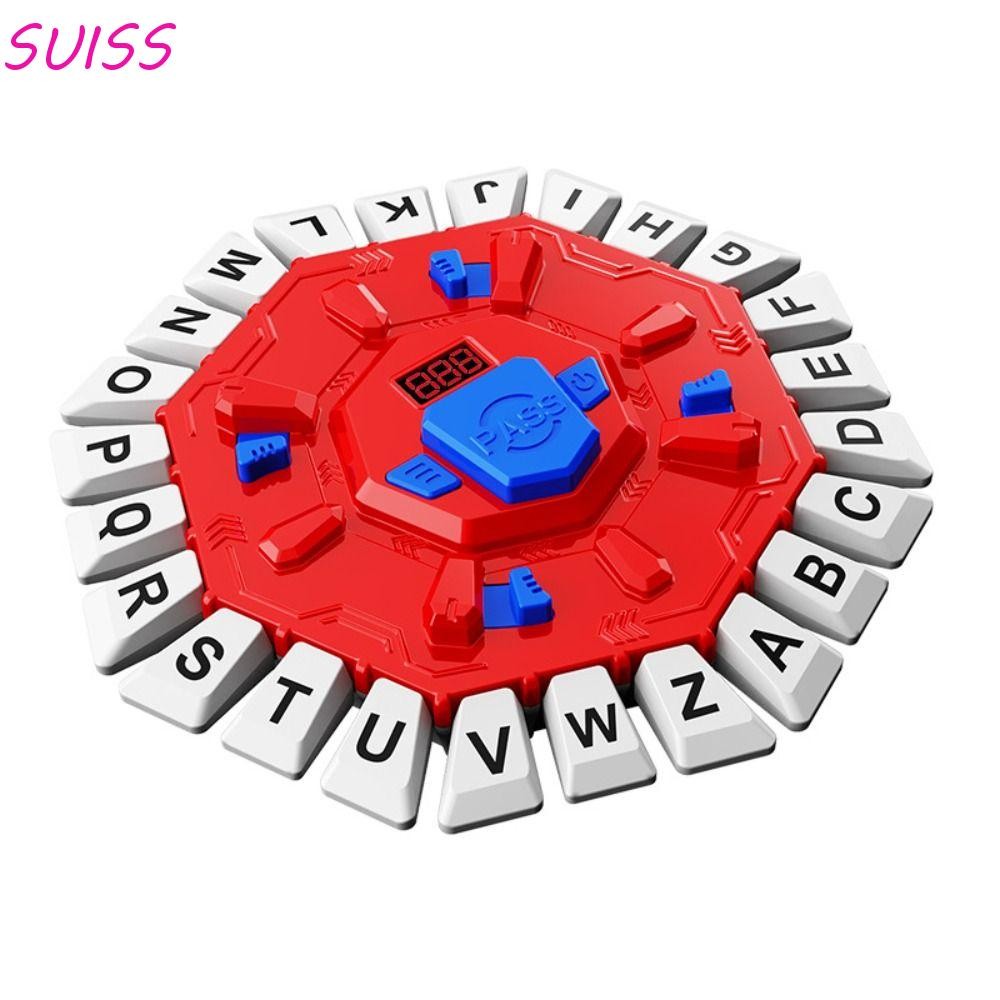SUISS Family Board Game, Fast-Paced Letter Pressing Word Game ...