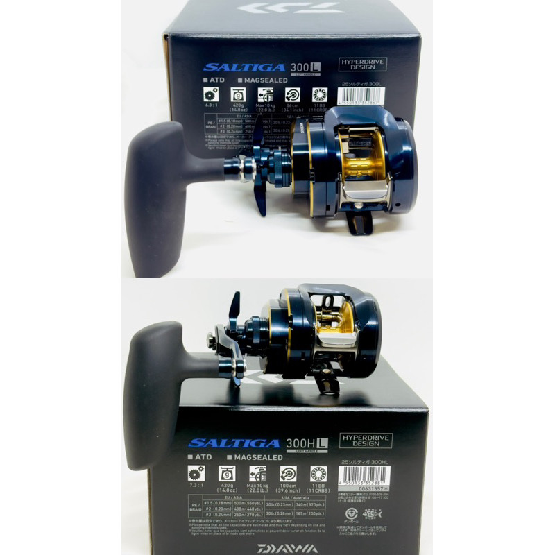 DAIWA 2025 SALTIGA 300L / 300HL (Left Handle) | Shopee Malaysia