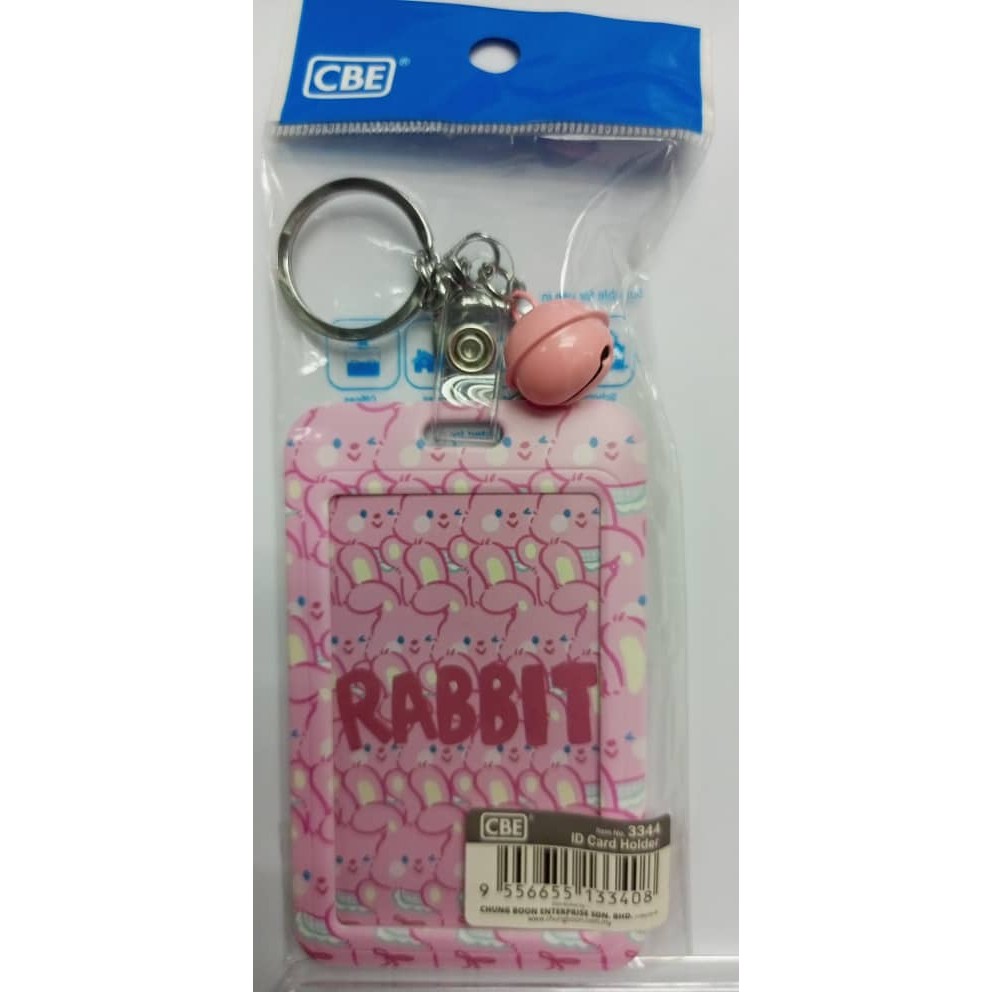 CBE 3344 FANCY ID CARD HOLDER WITH KEYCHAIN + BELL ( 54MMX85MM ...