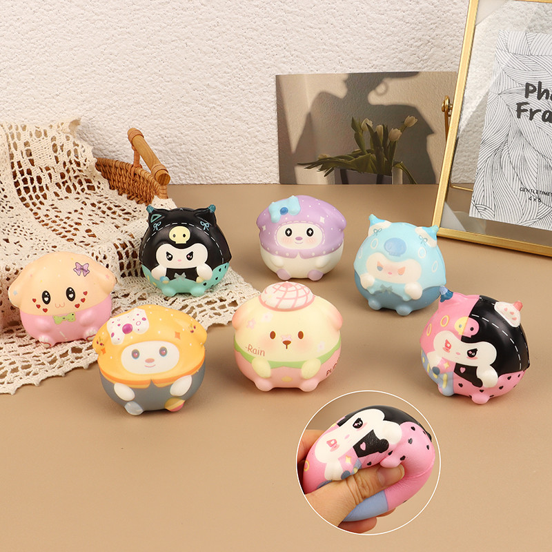 QwQ Deion Toy Hello Kitty Sanrio Kuromi Cinnamoroll Stress Relief ...