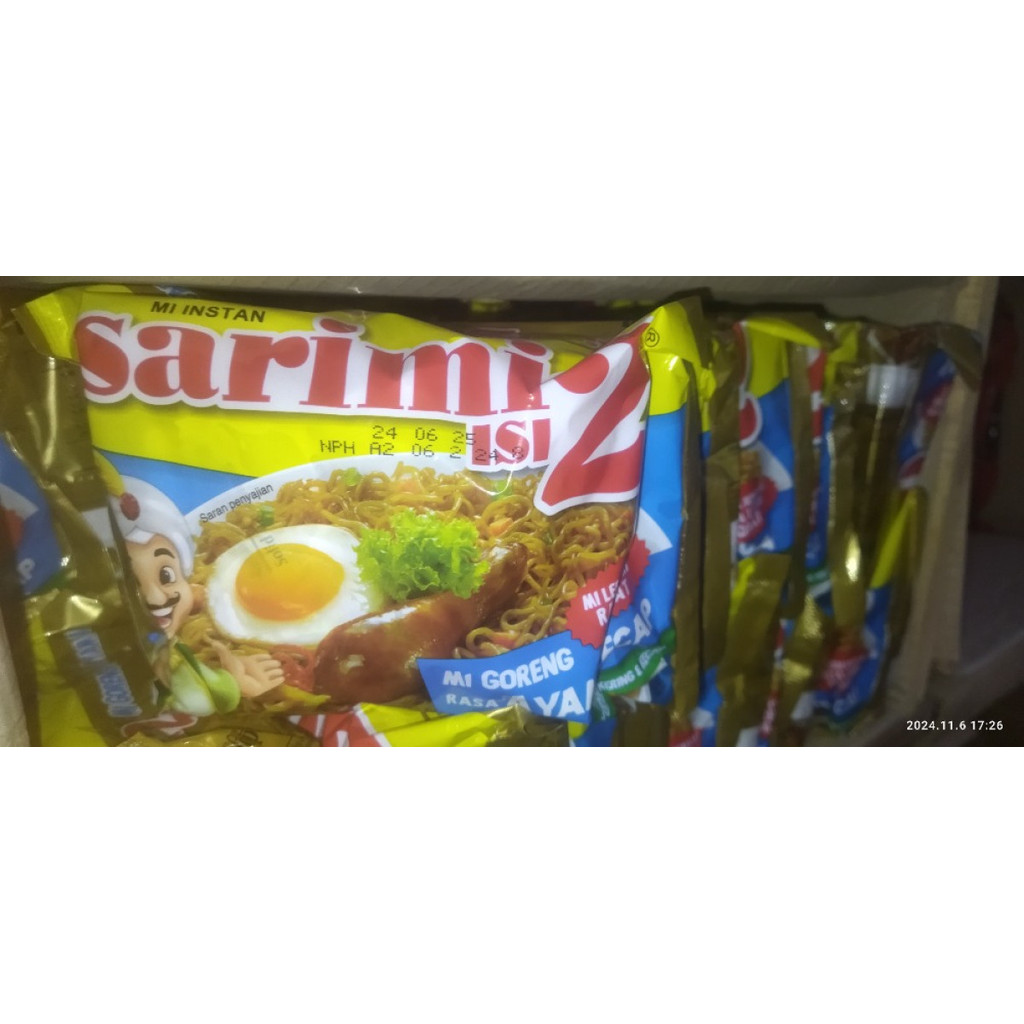 Sarimi contains 2 instant noodles, all flavors, 1 piece | Shopee Malaysia