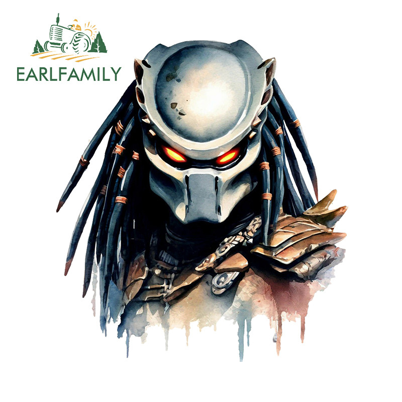 EARLFAMILY 13cm Predator Car Stickers Occlusion Scratch Vinyl Decals ...