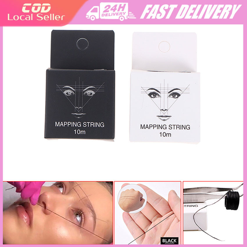 Ink Linen Thread Ruler 10Meter Black/White Ink line box Pre-Ink String ...