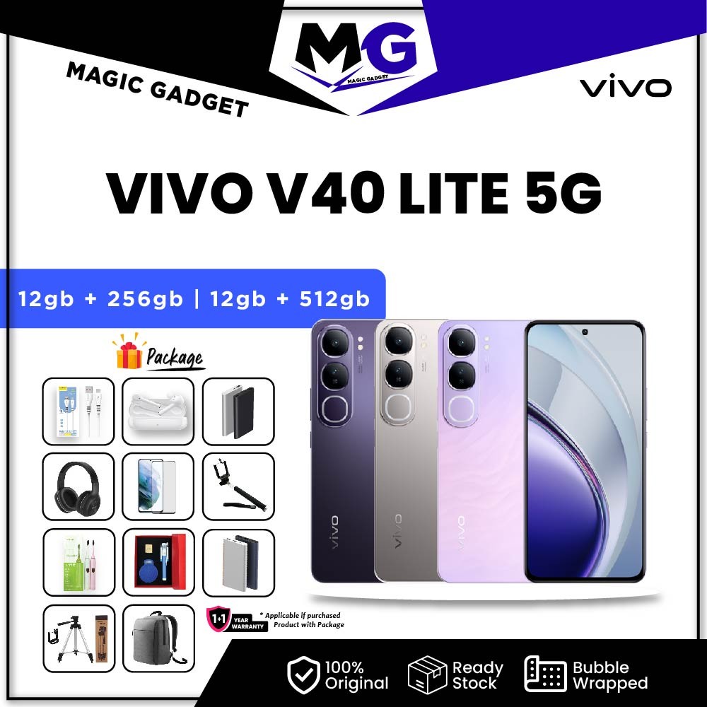VIVO V40 LITE 5G [12GB RAM 512GB ROM] - Original VIVO Malaysia | Shopee Malaysia
