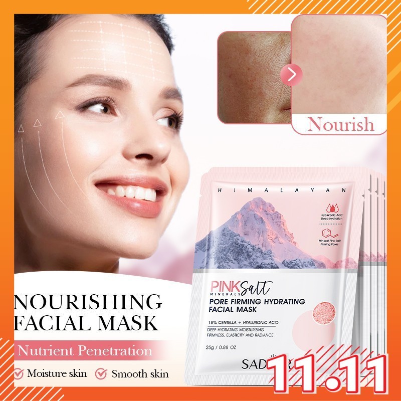 MAY SADOER Himalayan Pink Salt Pore Firming Hydrating Facial Mask Deep ...
