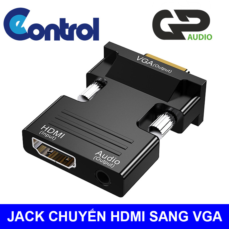 Hdmi to VGA Jack - Converter from PC, Laptop with HDMI port to VGA port ...