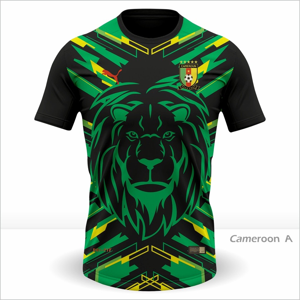 CAMEROON 2024 HOME FOOTBALL SHIRT SOCCER JERSEY | Shopee Malaysia
