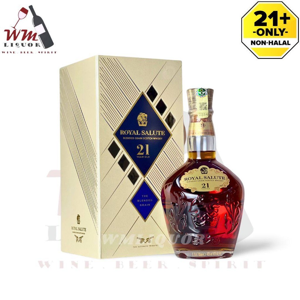 Royal Salute 21 Years Old Blended Grain Whisky 皇家 21 年威士忌 40%ABV / 70cl | Shopee Malaysia