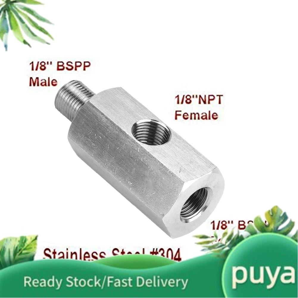 Puyas Oil Pressure Gauge Meter Adapter 1/8in NPT Female BSPP BSP Male ...