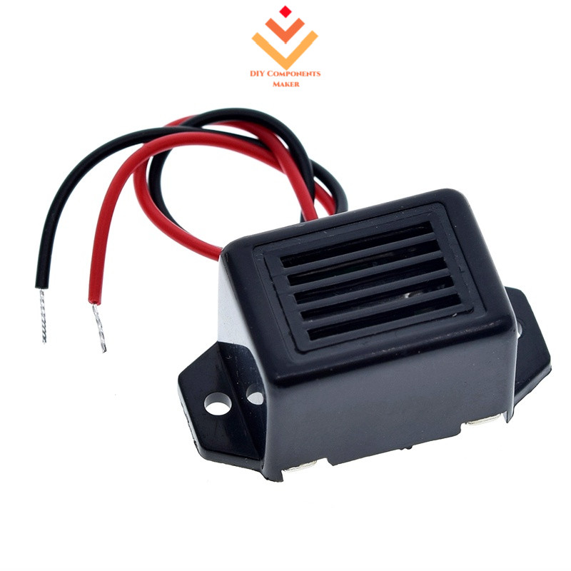 DC 12V 85dB Alarm Buzzer Mini Electronic Mechanical Lead Buzzers Module ...