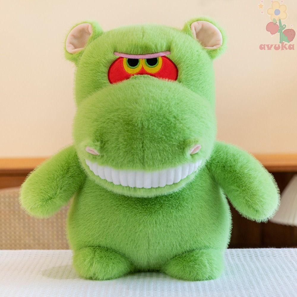 AVUKA Moo Deng Plush Toys, Cute The Bouncy Pig Angry Baby Hippo Doll ...