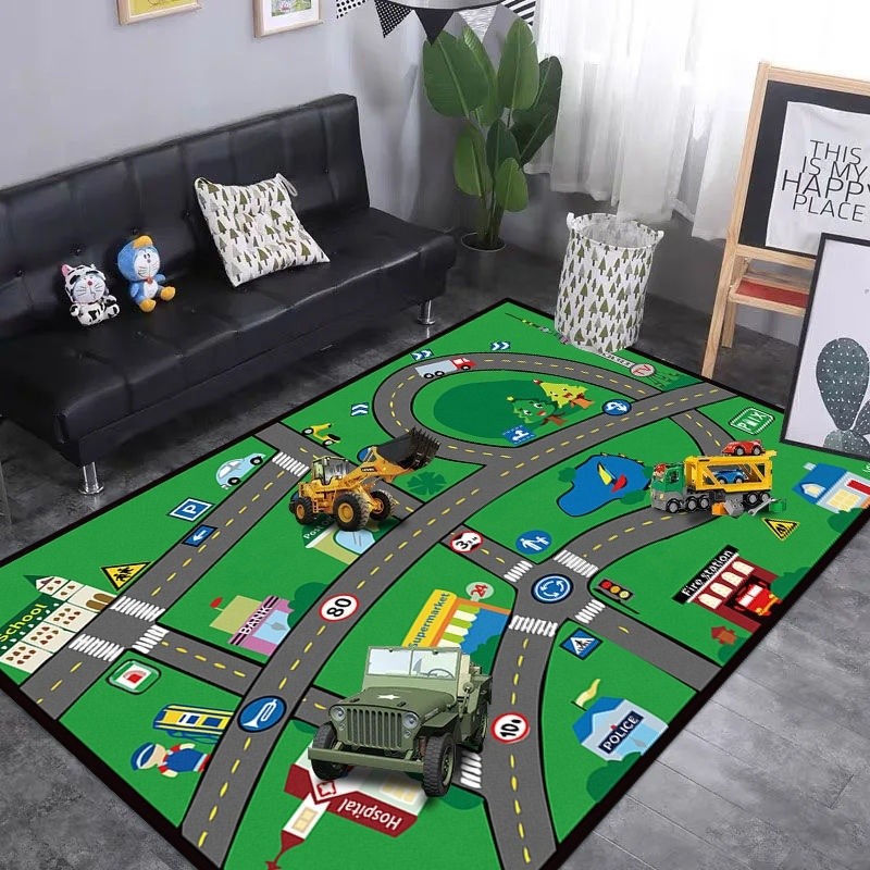 Kids Carpet/ Baby Mat/ Playmat Carpet/ Children Carpet/ Urban Traffic ...