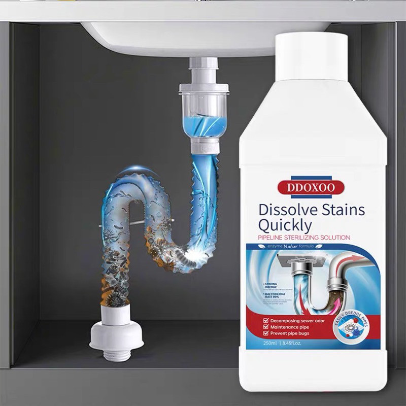 🇲🇾💥DDOXOO 250ML Sink Drain Pipe Cleaner Pipeline Dredge Helper | Shopee ...