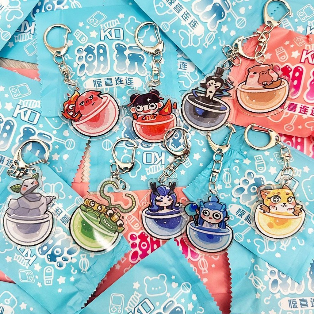 blind pouch 盲盒 盲袋 惊喜盲袋哪吒之魔童闹海卡通动漫摆摊亚克力朋友闺蜜礼物周边03.31 | Shopee Malaysia