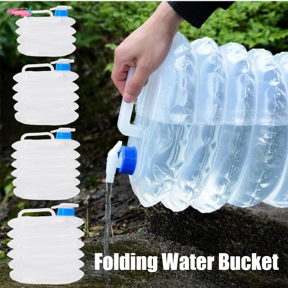 Outdoor Collapsible Foldable Water Bucket Portable Driving Water Tank ...