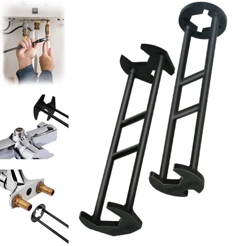 (Ready Stock)2pcs Sink Basin Faucet Wrench Set, Repair Plumbing Water ...