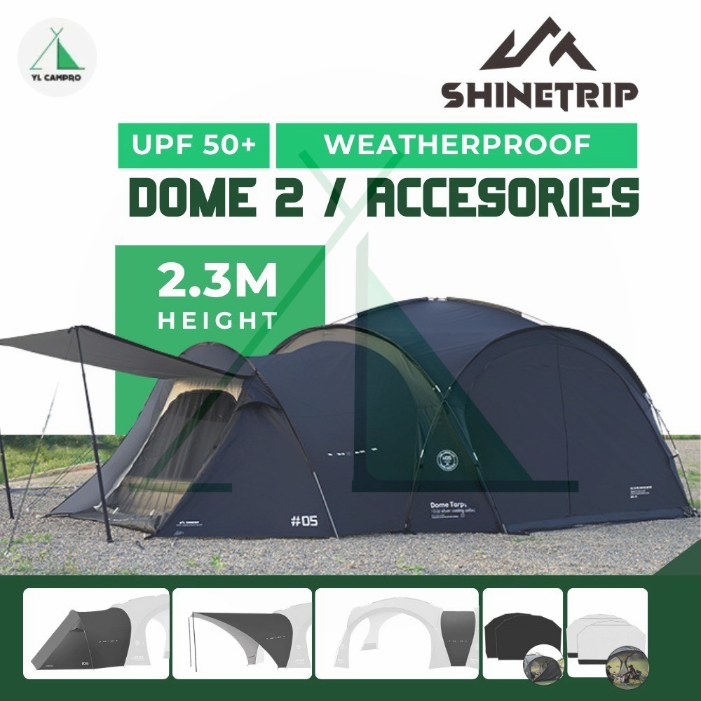 SHINETRIP Dome Tent Outdoor Camping Rain Proof Camping Pavilion Dome ...