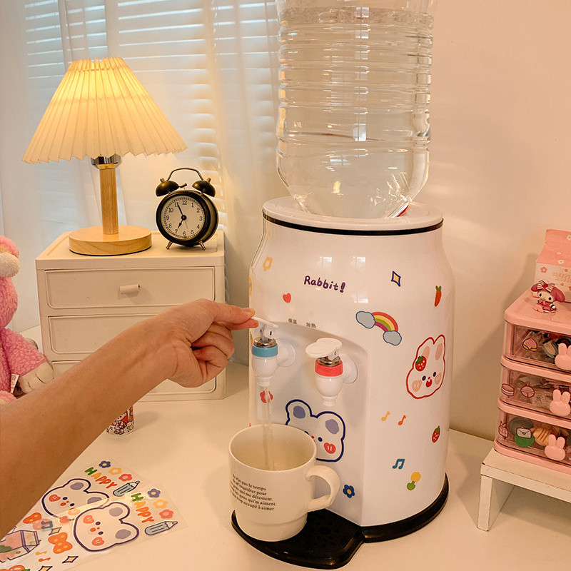 Tabletop Water Dispenser Mini Desktop Cold Hot Dual Use For Rental ...