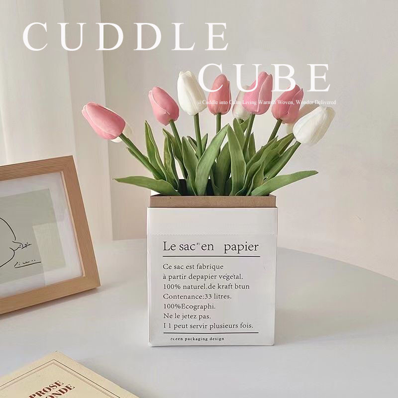 INS style / Artificial tulip flowers / Girlish heart / Living room / Dining table / Bedroom ...