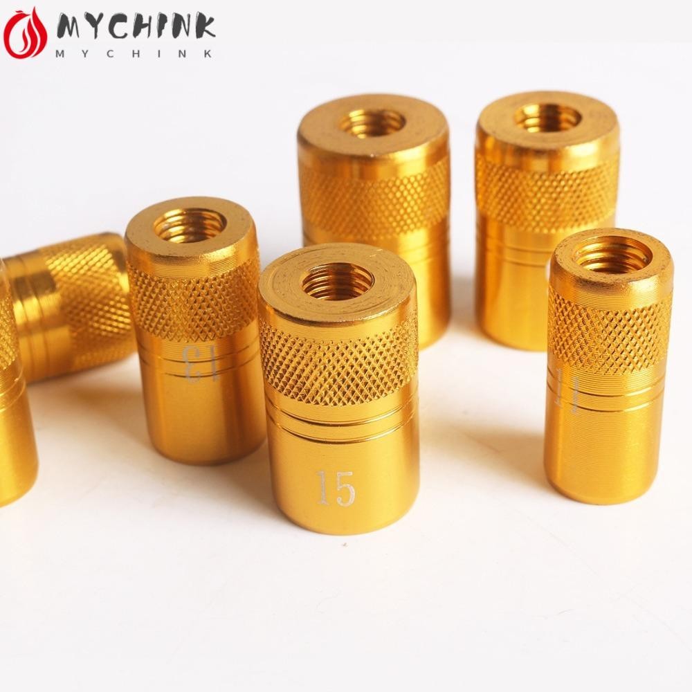 CHINK 4pcs Screw Head Adapter, Male to Female Aluminum Alloy Fishing ...