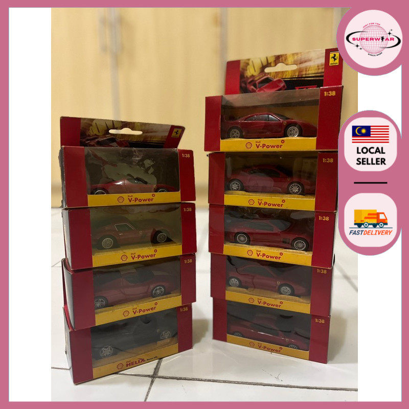 Shell x Ferrari toy car limited edition original brand FXX collection ...