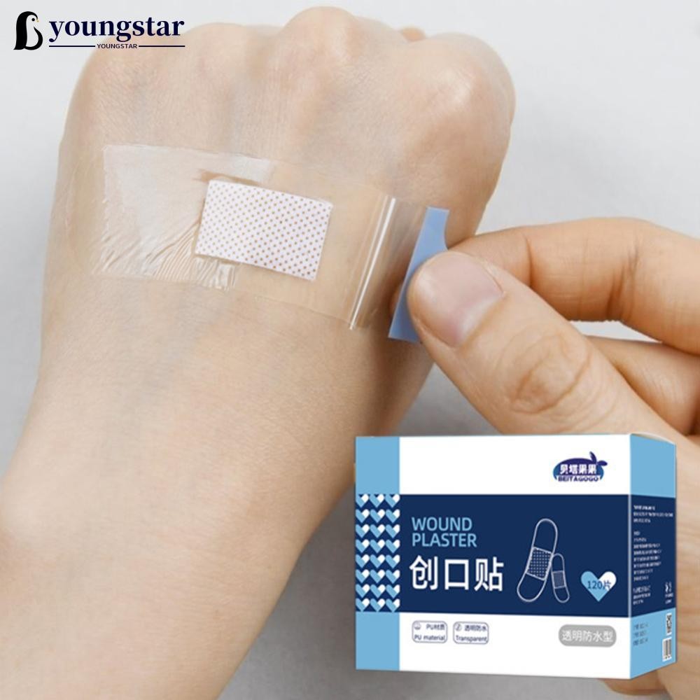 【YSR】 50PCS/120PCS Waterproof Adhesive Wound Plaster Transparent ...