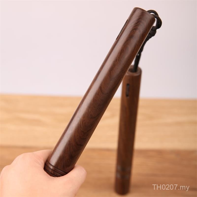 Actual Combat Nunchaku Nunchaku Practice Stick Yiling Solid Wood Rope ...
