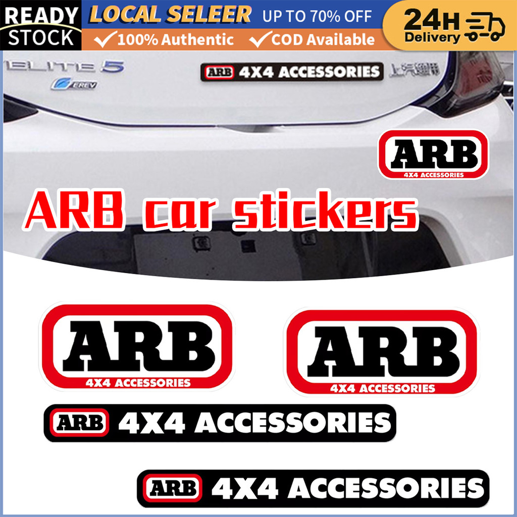 4X4 Sticker ARB Off-Road Differential Lock Car Window Body Reflective ...
