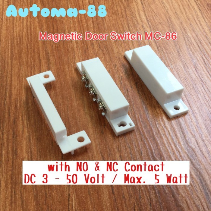 Md99 Magnetic Door Switch Sensor NO NC COM MC86 MC-86 DC 3-50V Max. 5w ...