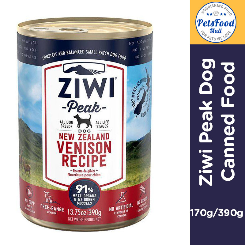 Ziwi Peak Venison Lamb Beef Recipe Dog Canned Food 170g/390g | Shopee Malaysia