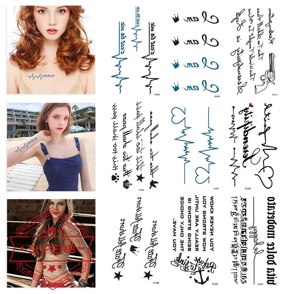 Temporary Tattoo Sticker Waterproof & Cute Sticker Fresh Fake Stickers ...