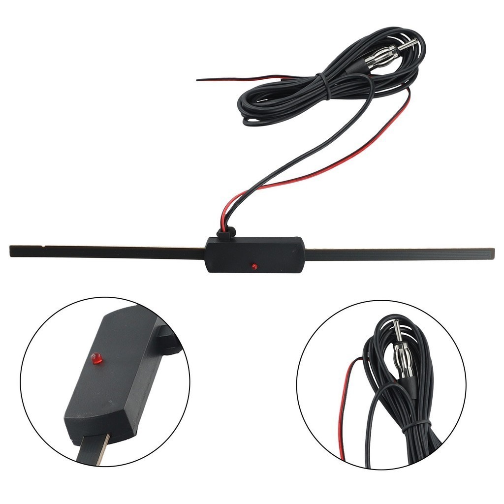 {Mulstore} Windshield Car AM FM Radio Antenna Signal Booster 12V ...