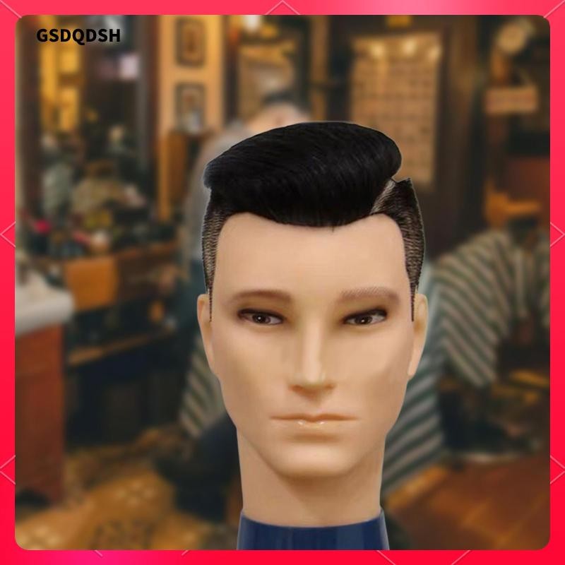 [gsdqdsh] Male Bald Mannequin Head Professional Smooth Stable Base ...