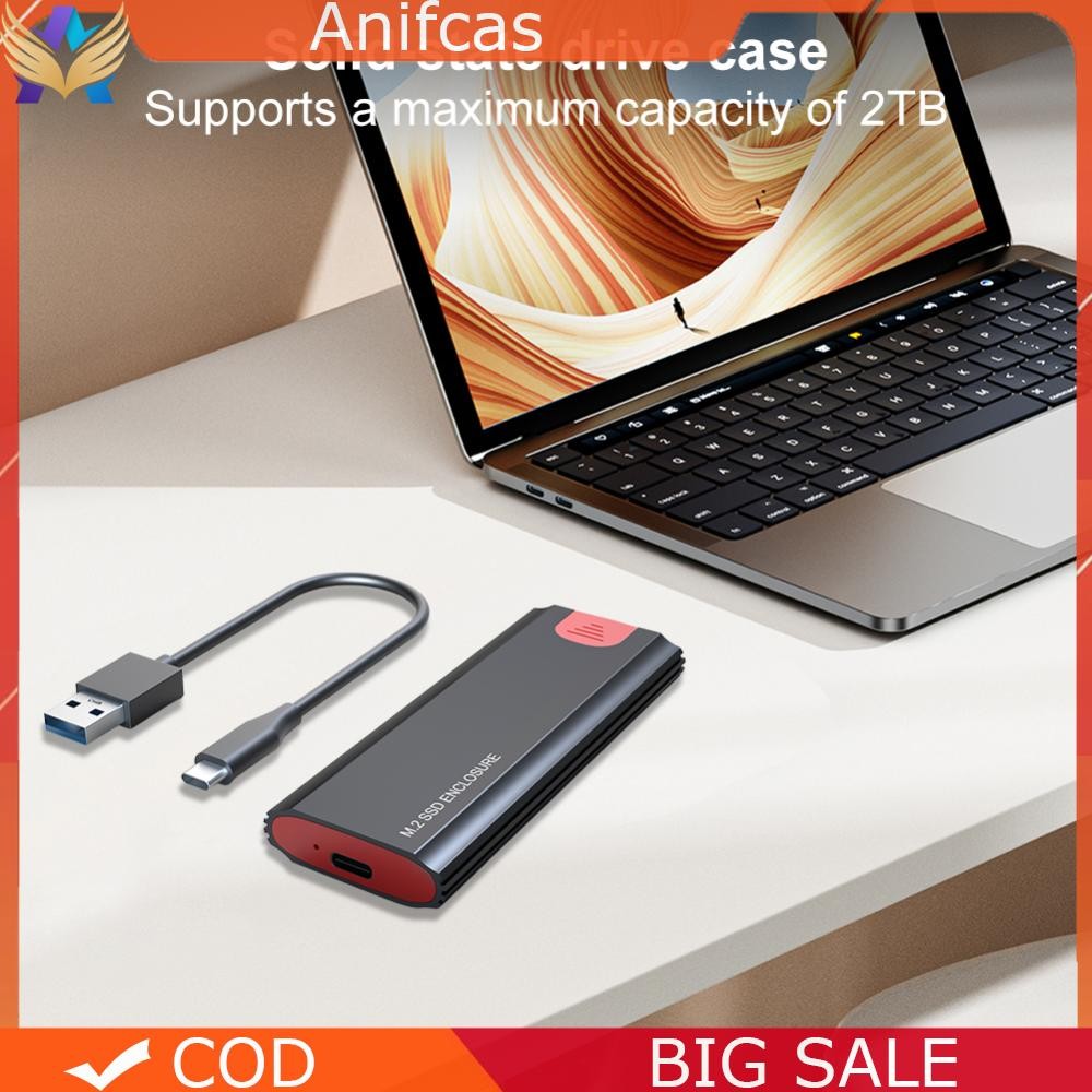 M.2 NVME NGFF SATA SSD Enclosure SSD Case for SATA SSDs 2230/2242/2260 ...