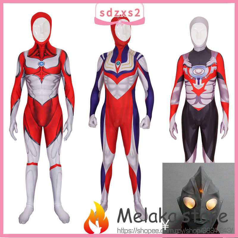 Ultraman Costume Suit Adults Children Kids Cosplay Clothing Jumpsuits ...