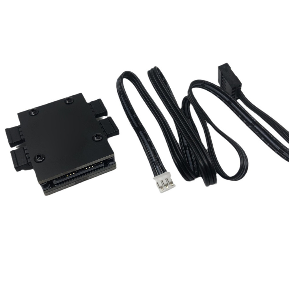 keepdreaming ARGB Cooling Fan Hub SATA Powered ARGB Fan Hub Splitter ...