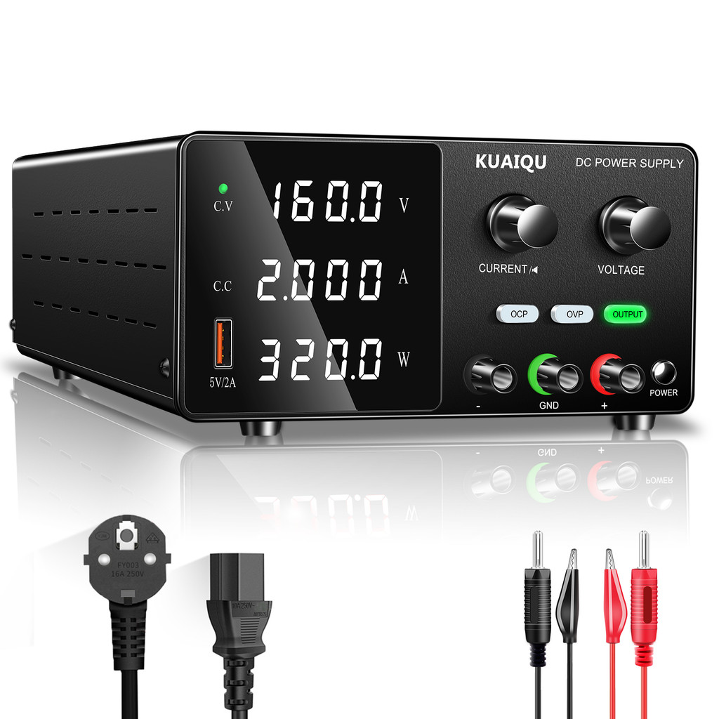 【OVP OCP New】 KUAIQU DC Power Supply 30V 10A Bench Source SPPS-G3010 DC Power Supply Variable ...