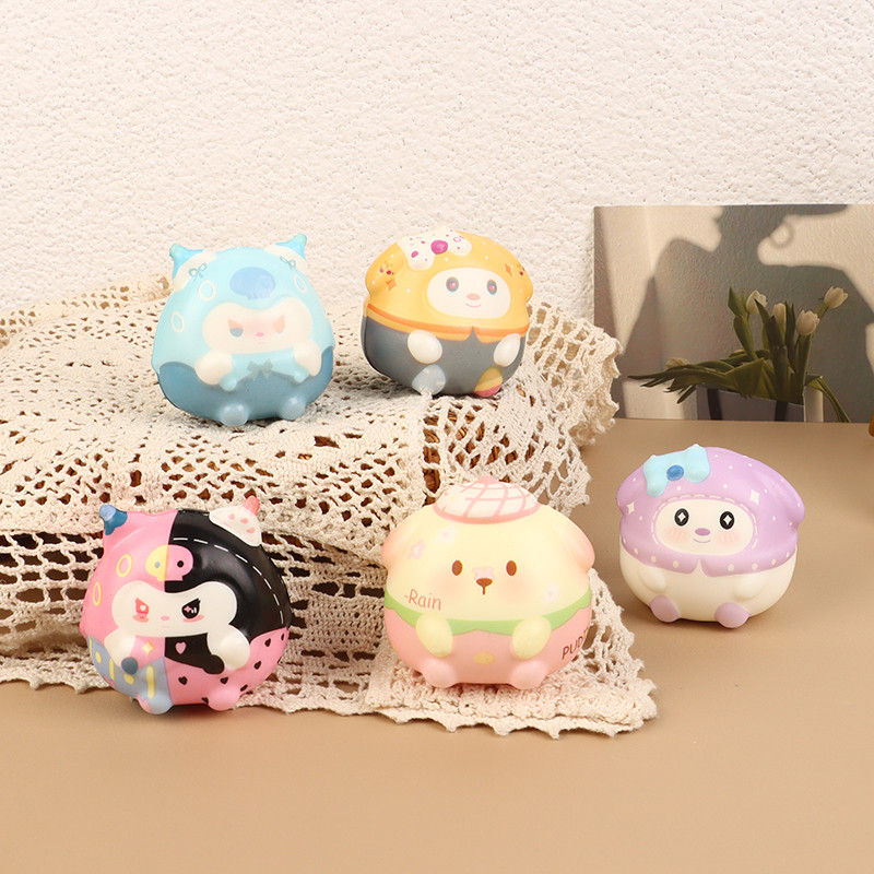 QwQ Deion Toy Hello Kitty Sanrio Kuromi Cinnamoroll Stress Relief ...