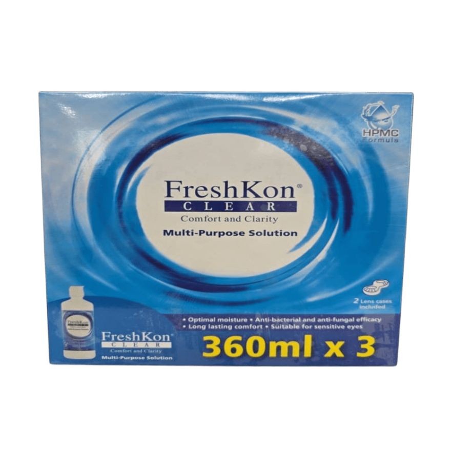 FRESHKON Clear Multi Purpose Solution 3 x 360ml | Shopee Malaysia