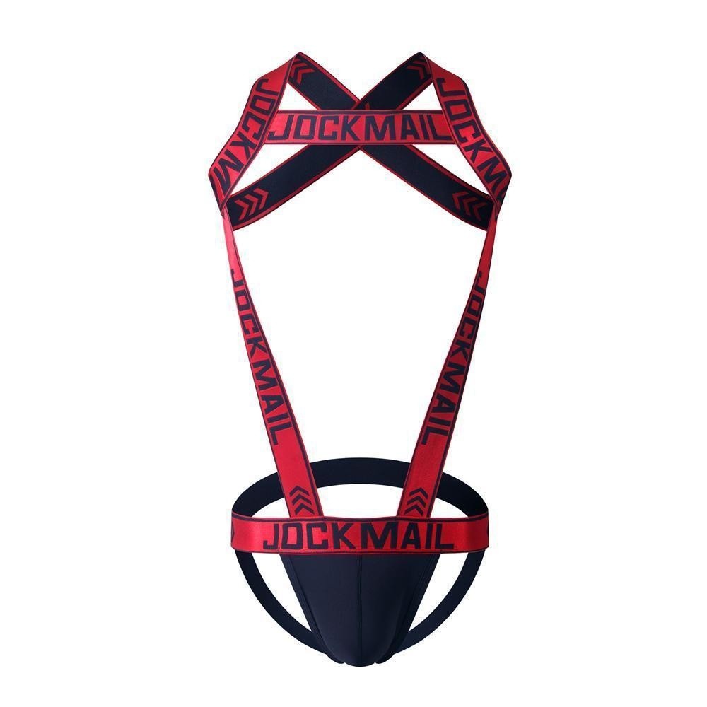JOCKMAIL Mens Briefs One Piece Jock Strap Mankini Bodysuit Unitard Tank ...