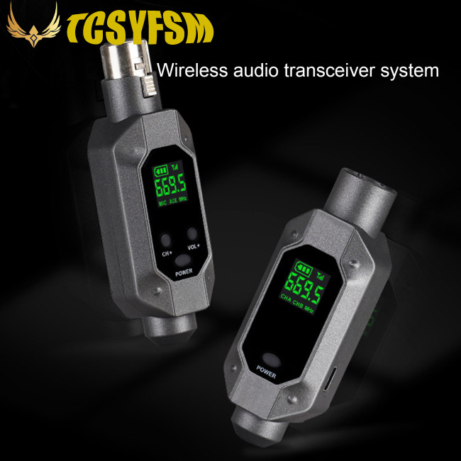 Tcsyfsm Dynamic Microphone Wireless System With Transmitter Receiver ...