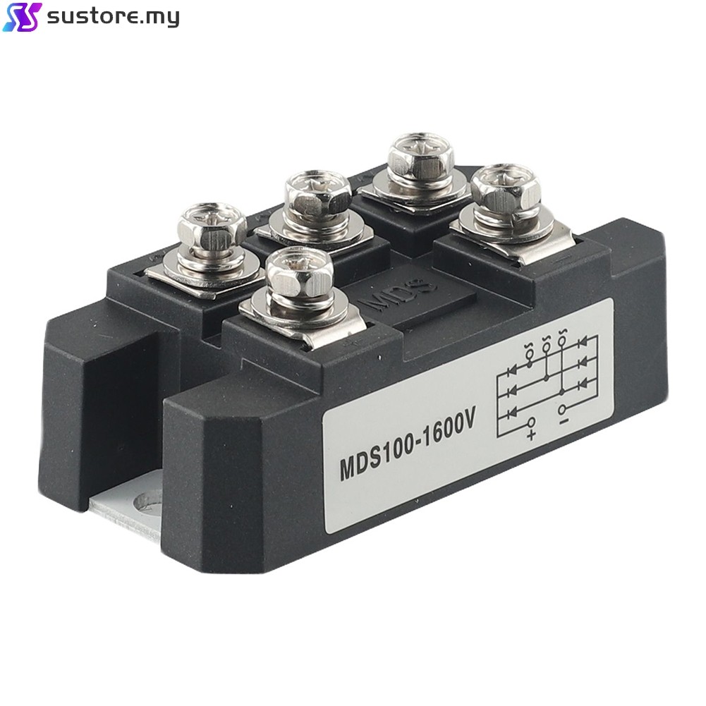 [Super] MDS-100A 1600V 5 Terminals 3-phase Full-way Diode Module ...